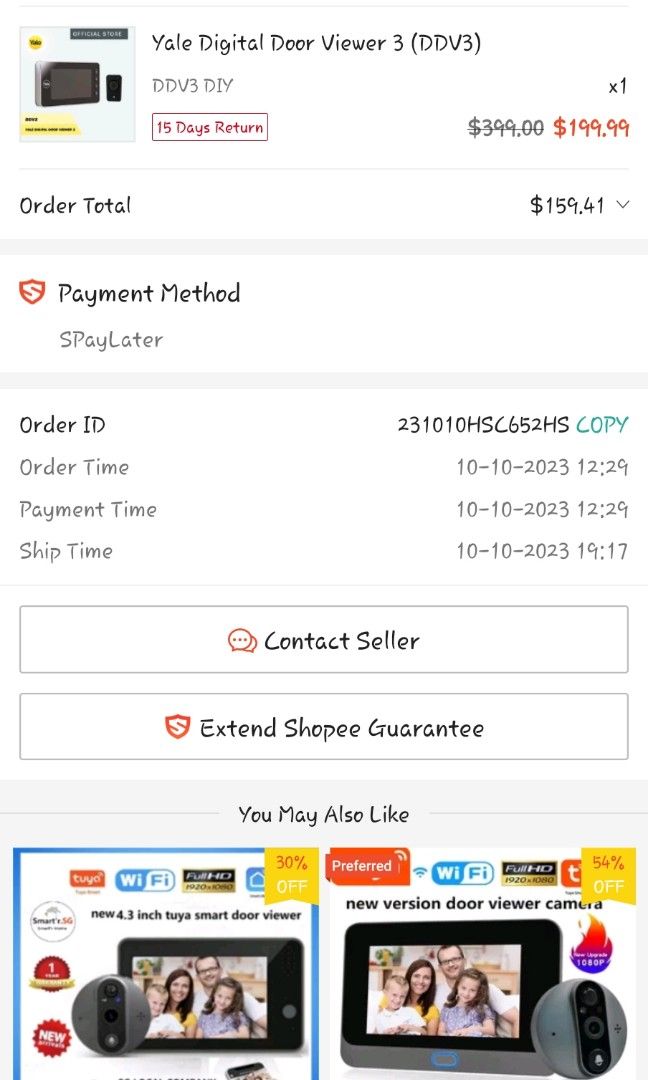 Yale Digital Door View 3 (DDV3), Furniture & Home Living, Security & Locks, Peephole Viewers ...