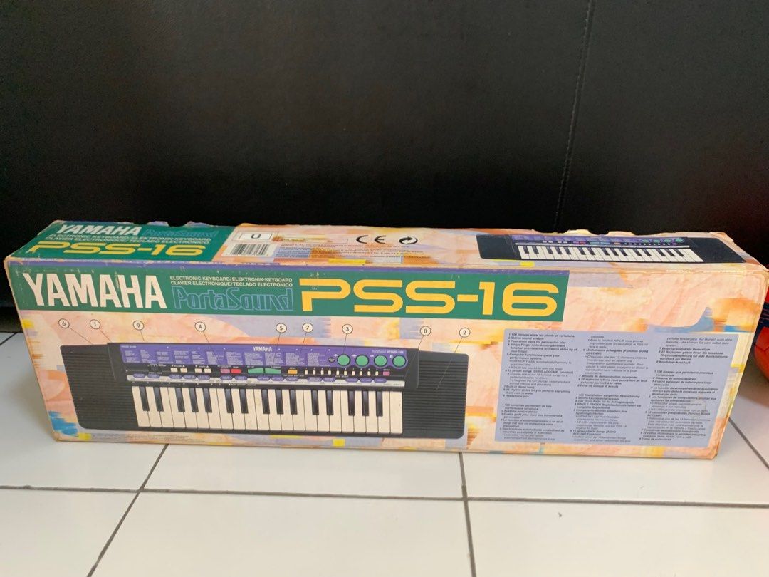 Yamaha PSS-16 Electronic Keyboard, Hobbies & Toys, Music & Media ...