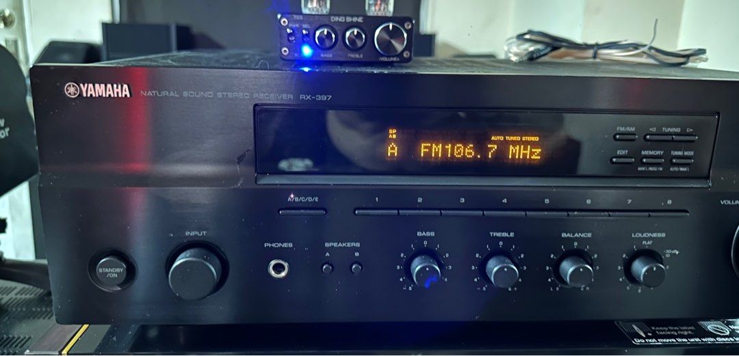 Yamaha RX-397 AM/FM Stereo Receiver (2005-10), Audio, Soundbars ...