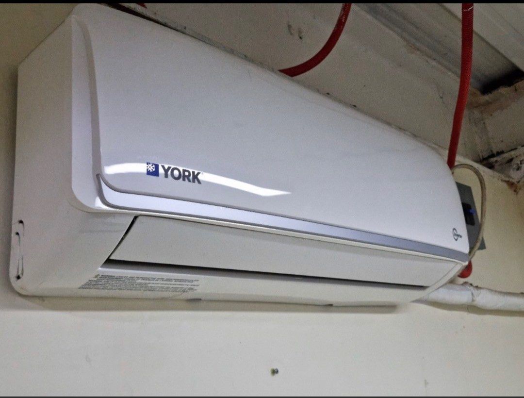 York Split type aircon, TV & Home Appliances, Air Conditioning and ...