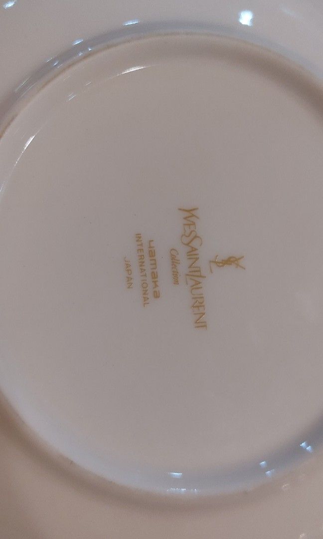YSL Big Bowl & 3 Cake Plates Set, Furniture & Home Living, Kitchenware ...