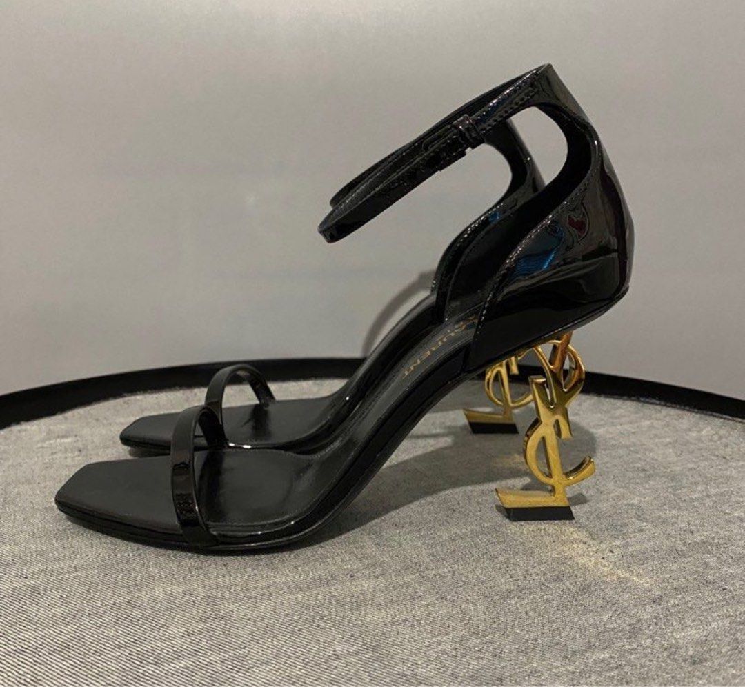 YSL Opyum Sandals in patent leather, Luxury, Sneakers & Footwear on ...
