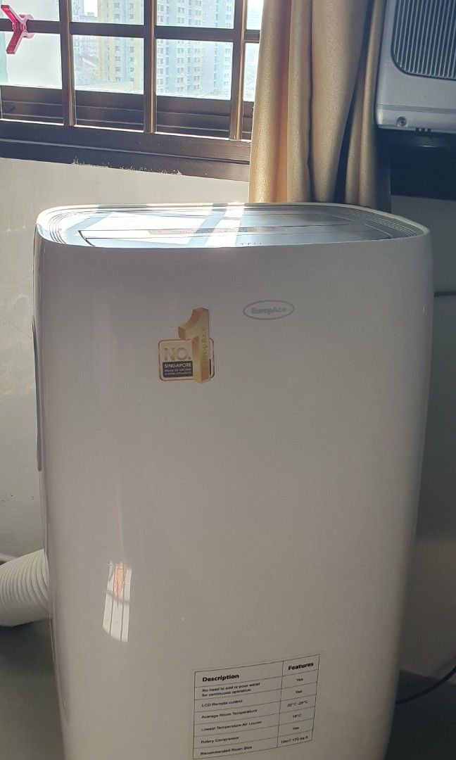 02 units Europace portable aircons, TV & Home Appliances, Air ...