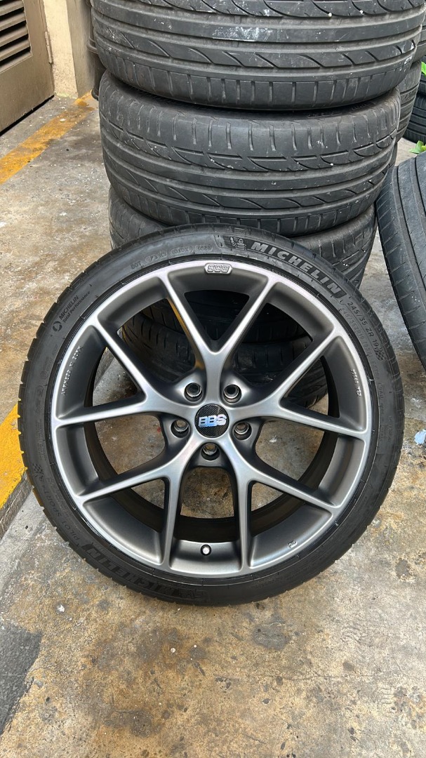 19 Bbs Original Rims And Michelin Pilot Sport 4s Tyres Car Accessories