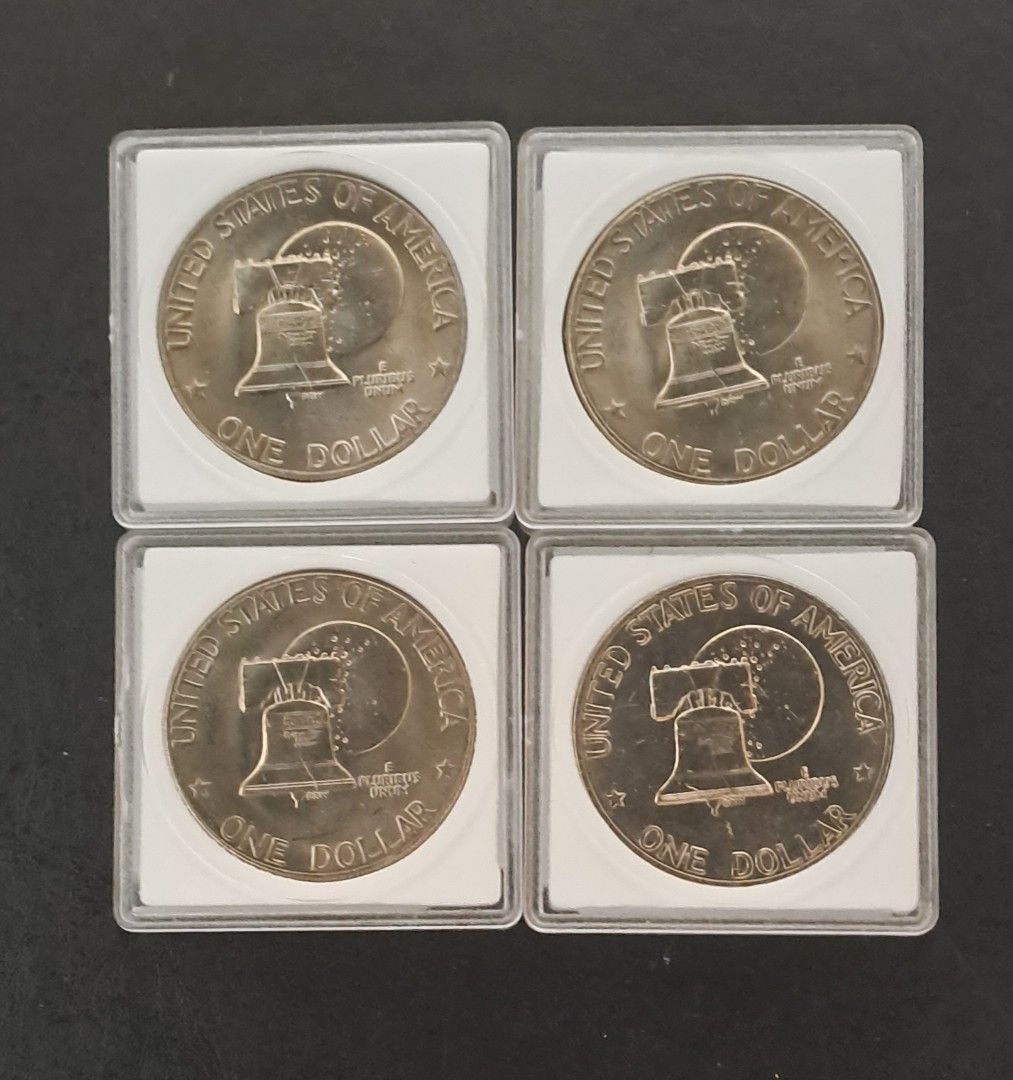 4 pcs 1976, Type 2, usa $1 bicentennial $1 coins, Hobbies & Toys ...