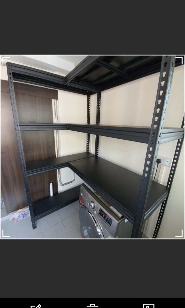 4 Tier Boltless Rack (Full Metal), Furniture & Home Living, Furniture ...