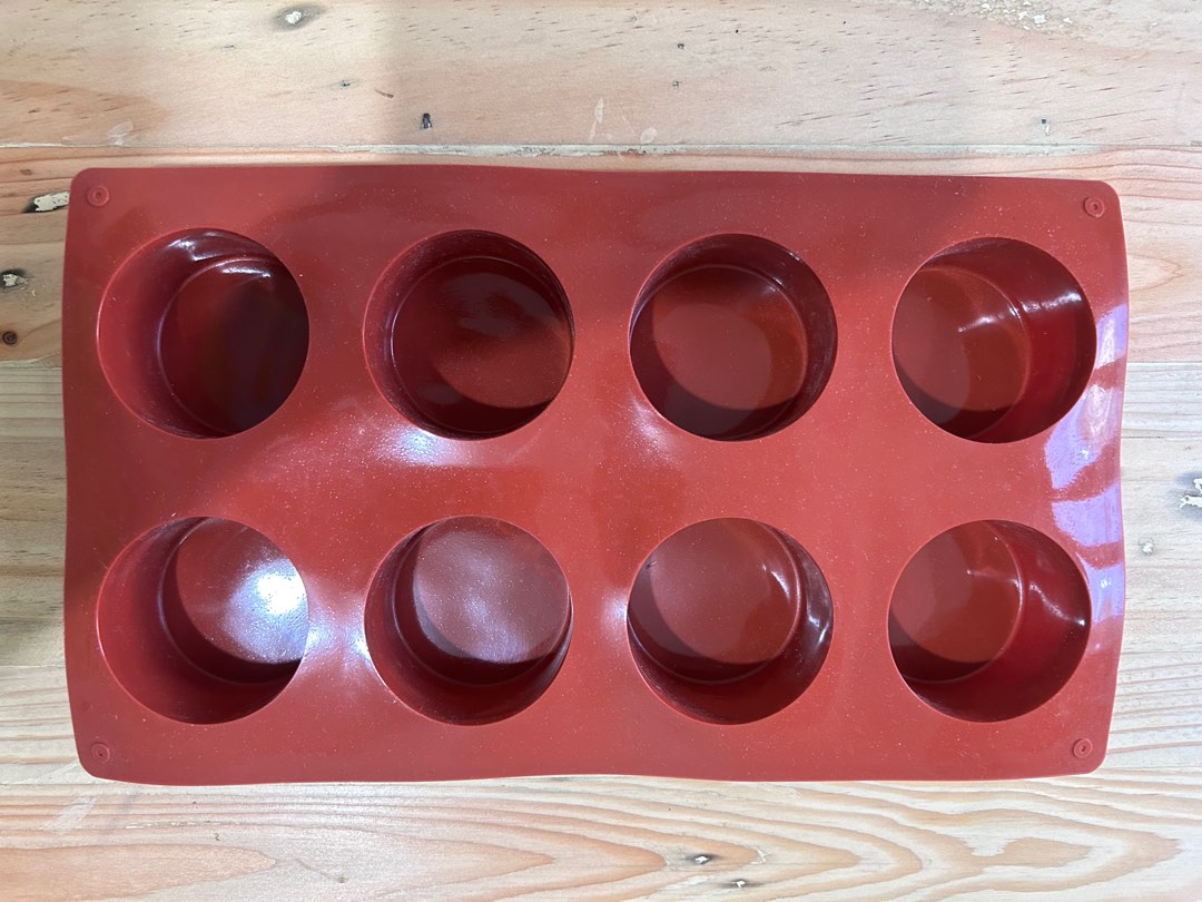 8 Cavity Round Silicone Molds, Furniture & Home Living, Kitchenware ...