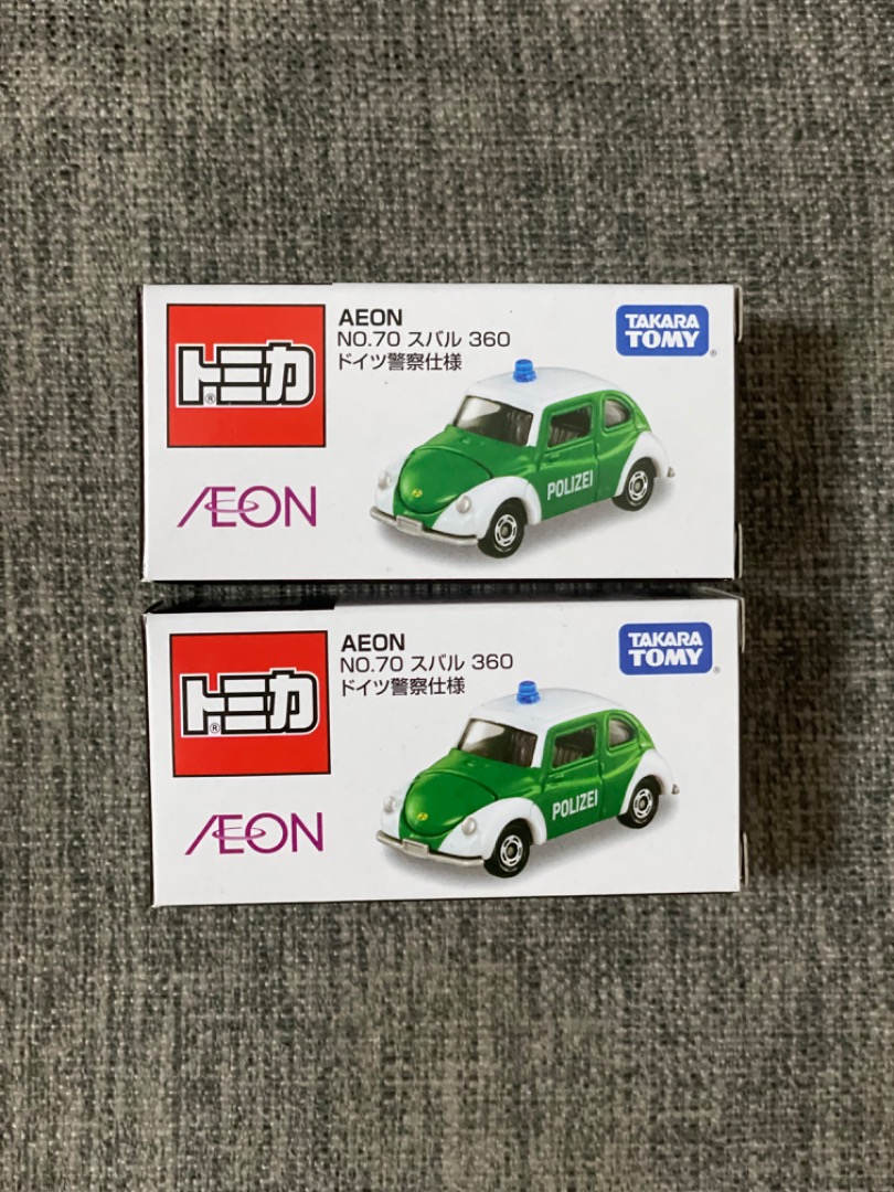 全新日版 Aeon 70 Subaru 360 Germany Police Type, 興趣及遊戲, 玩具 & 遊戲類 - Carousell
