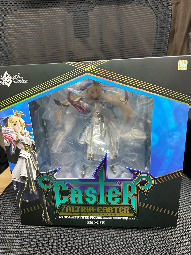 全新 fate stay night fgo caster altria caster 第三降臨 1/7 figure, 興趣及遊戲, 玩具 & 遊戲類 - Carousell