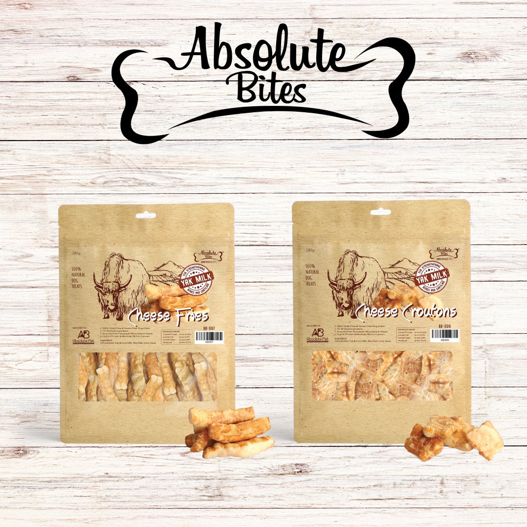 Absolute Bites Himalayan Yak Cheese Series Dog Treats 280g, Pet ...