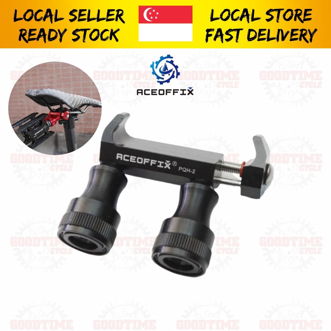 Aceoffix Quick Release Pedal Holder Fastener Mount Folding Bike Bicycle ...