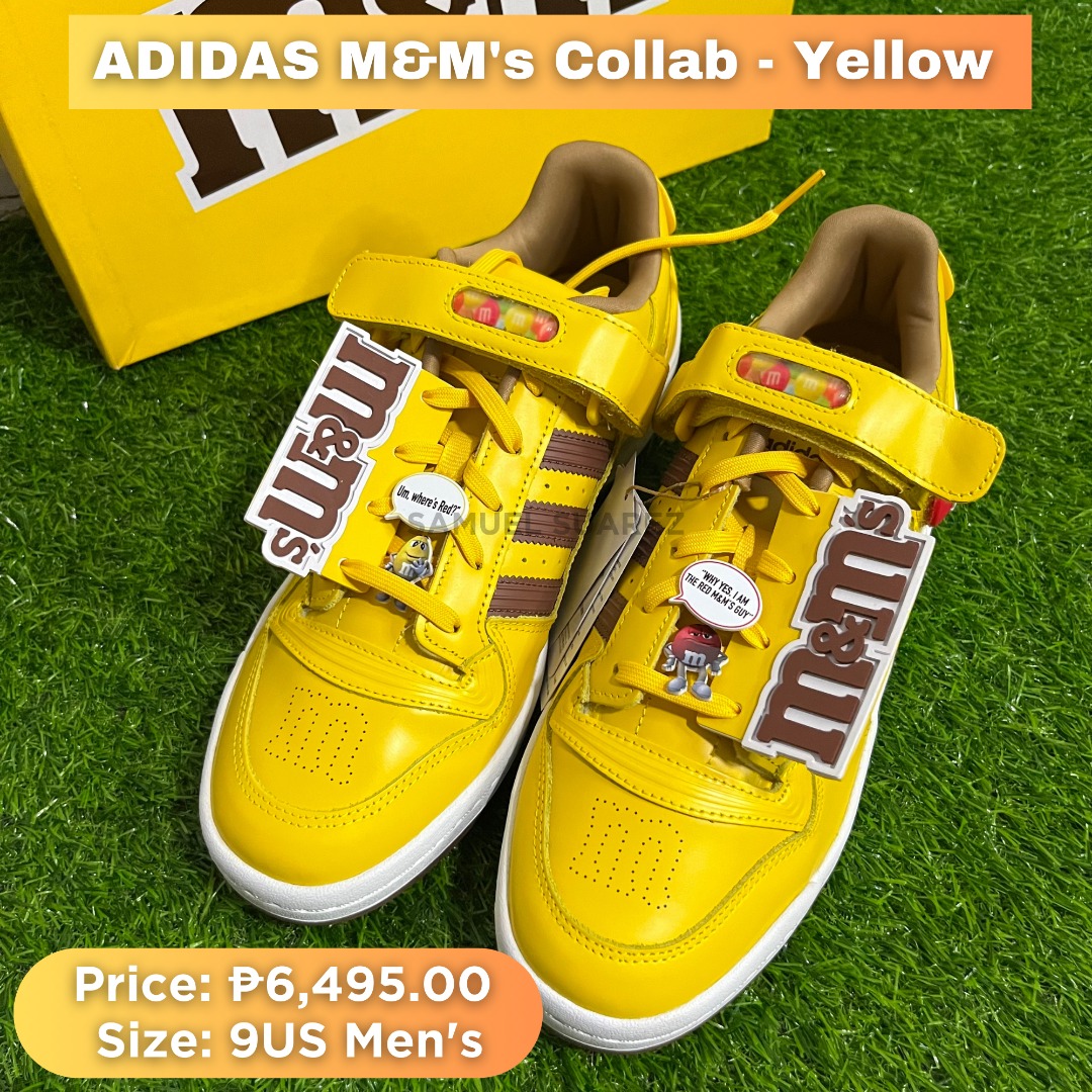 ADIDAS M&M's Collab - Yellow, Men's Fashion, Footwear, Sneakers on Carousell