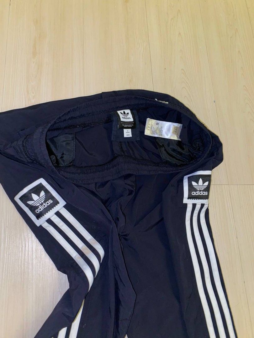 adidas three lines box logo, Men's Fashion, Activewear on Carousell