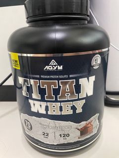 Titan Whey Protein - Rich Chocolate 2.5kg, Health & Nutrition, Health ...