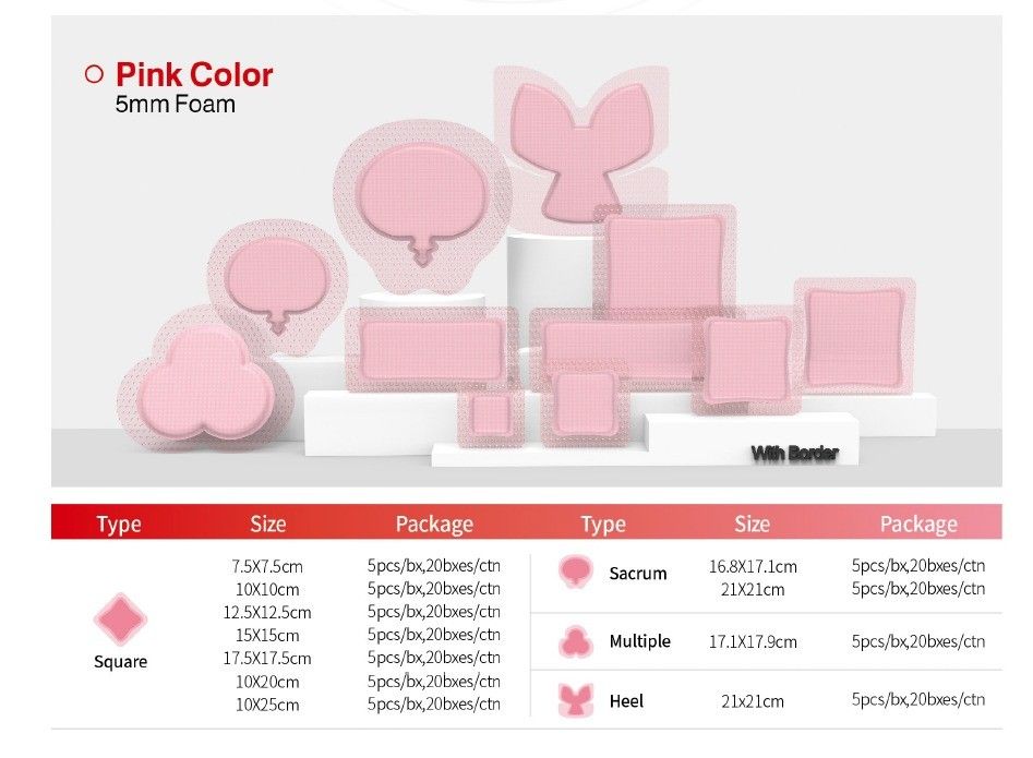 Alexer Foam Dressings Suit for Multi Position Flexible Silicone Wound ...