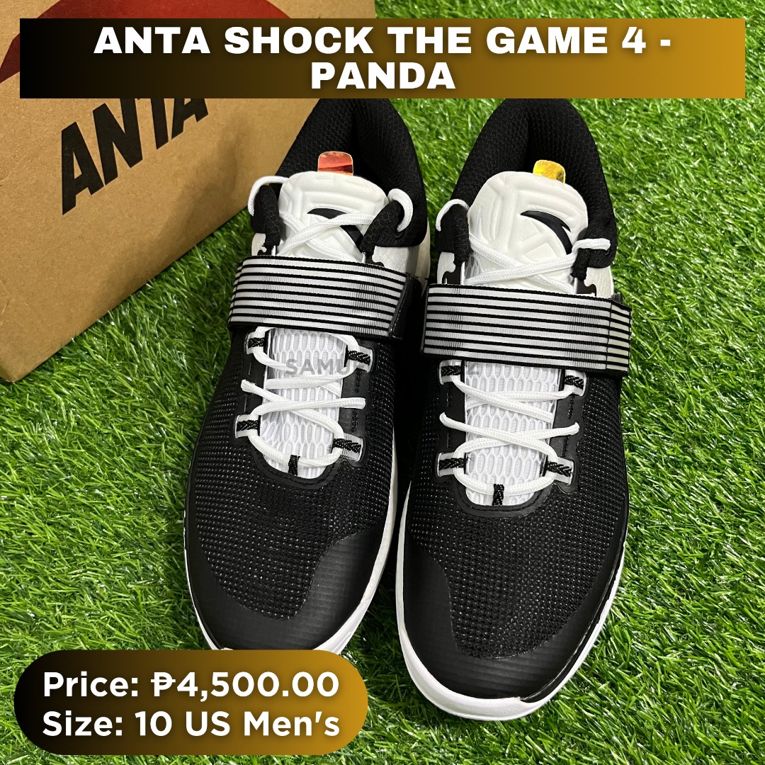ANTA SHOCK THE GAME 4 - PANDA, Men's Fashion, Footwear, Sneakers on ...