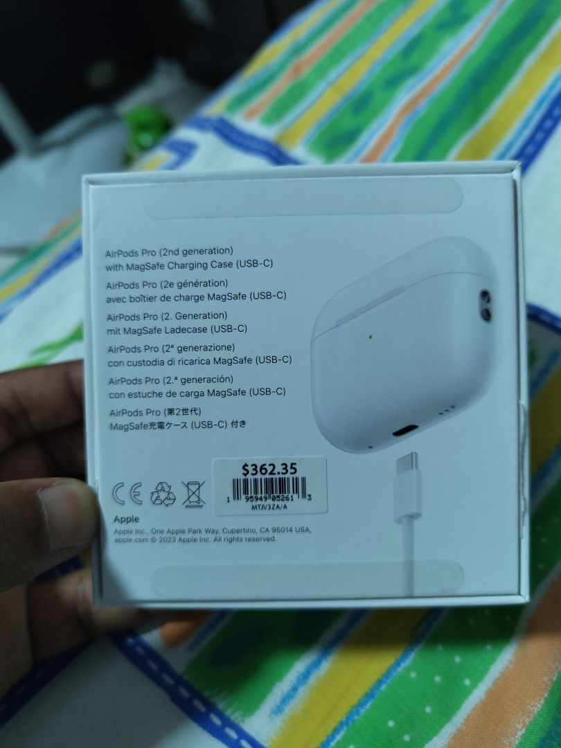 Apple Airpods Pro 2nd gen box only, Audio, Headphones & Headsets on ...