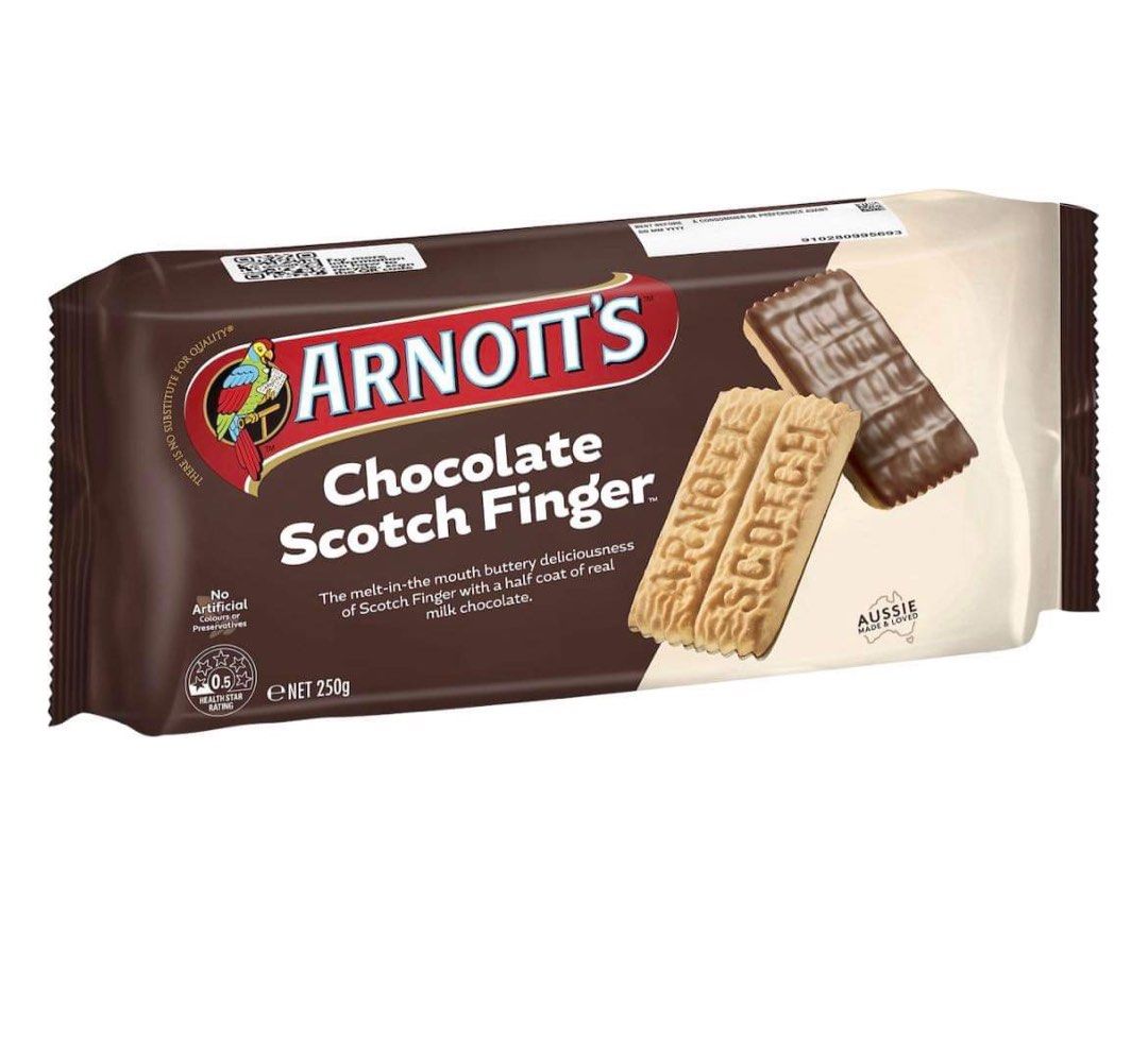 Arnott's Chocolate Scotch Finger (Pre-order), Food & Drinks, Packaged ...