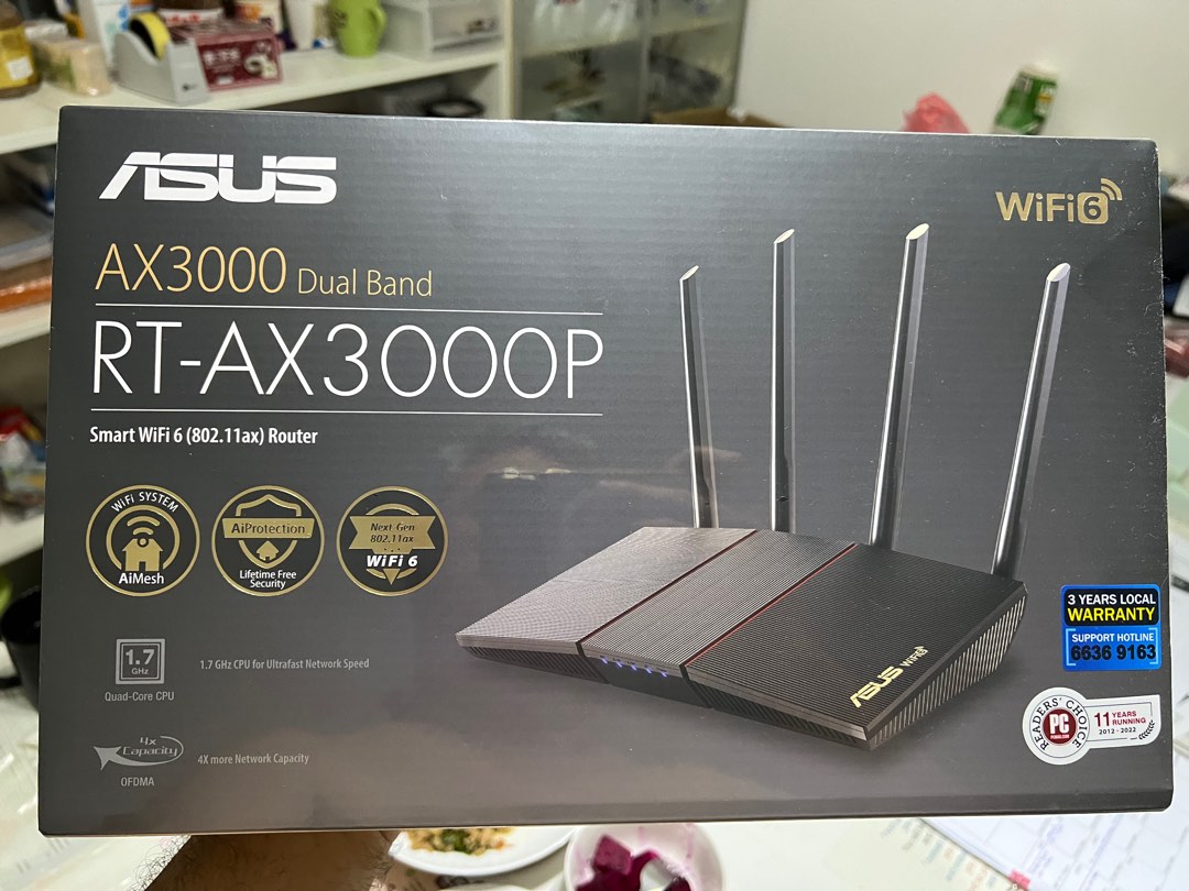 Asus Router RT AX-3000, Computers & Tech, Parts & Accessories ...
