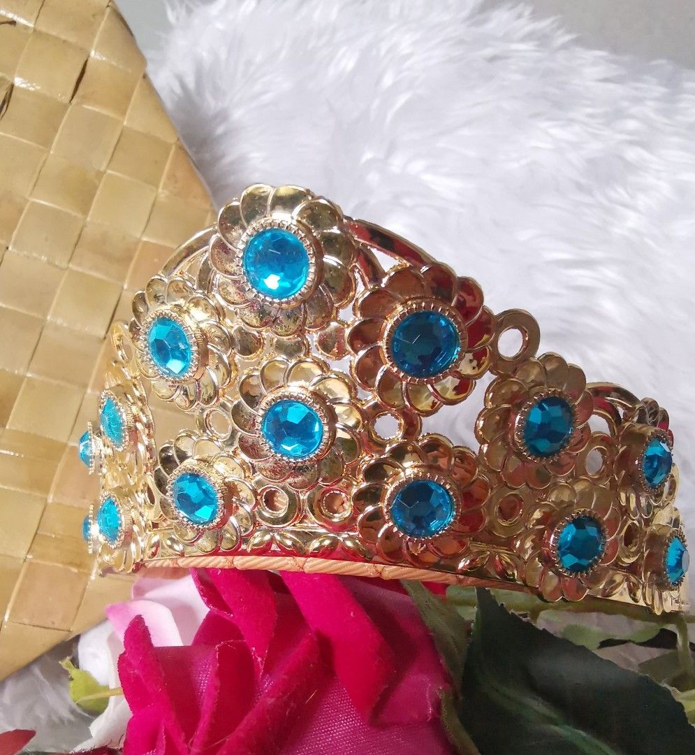 Audrey and Rachel Blue Topaz Crown, Babies & Kids, Babies & Kids ...