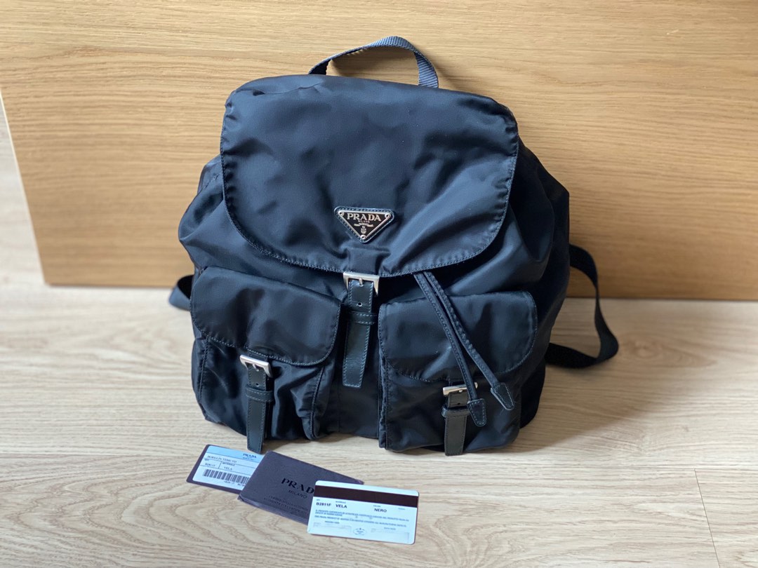 Authentic Prada Nylon Medium Backpack, Luxury, Bags & Wallets on Carousell