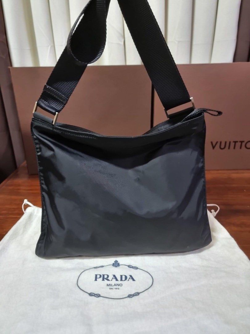 Authentic Prada Nylon Sling bag, Luxury, Bags & Wallets on Carousell