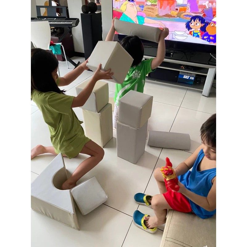 Haenim Baby Soft Play Gym Soft Blocks, Babies & Kids, Infant Playtime ...