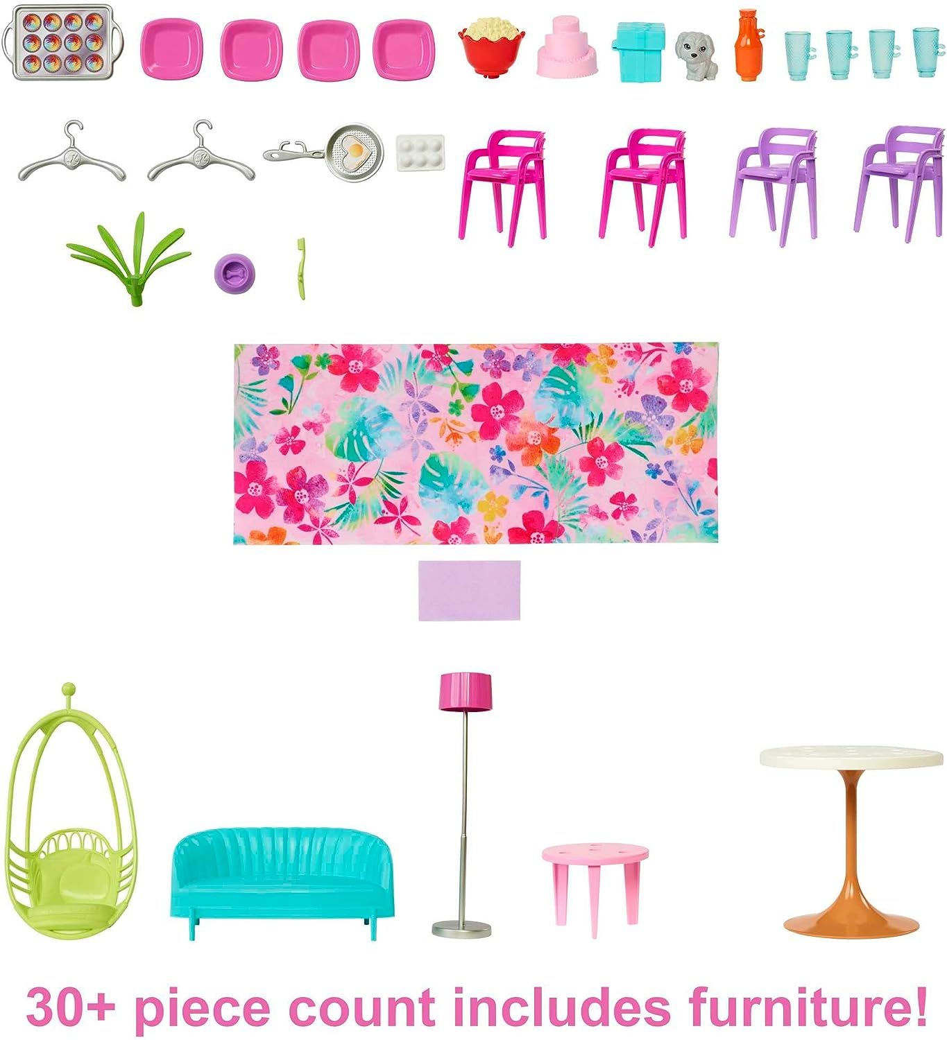 Barbie HCD50 Malibu House Playset, Hobbies & Toys, Toys & Games on ...