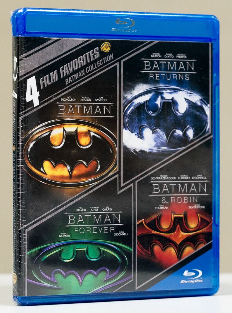 Batman 4-Film Collection Blu-ray, Hobbies & Toys, Music & Media, CDs ...