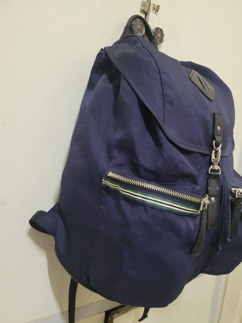 BEANPOLE NYLON AND LEATHER BACKPACK, Men's Fashion, Bags, Backpacks on ...