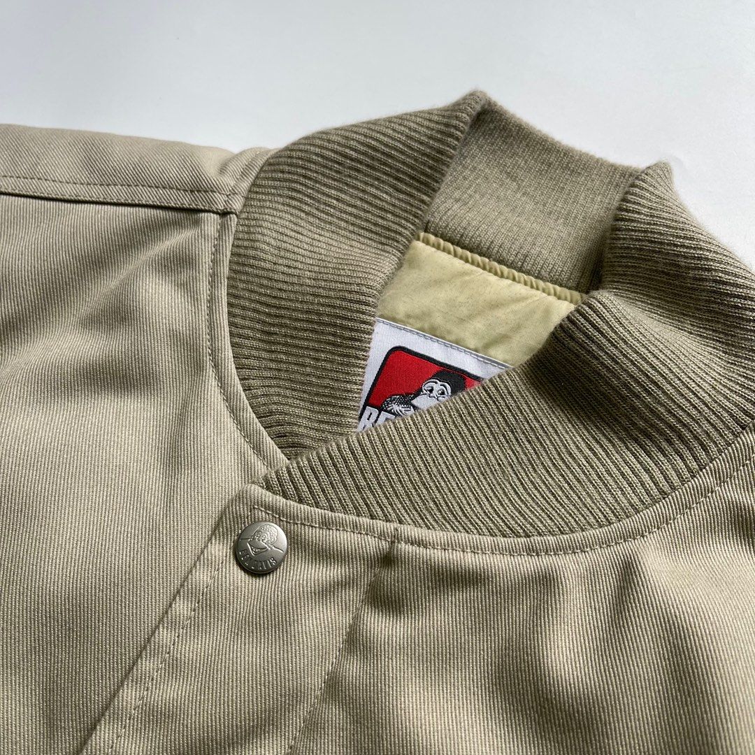 Ben Davis Japan Duck Bomber Type Work Jacket Khaki, Men's Fashion ...