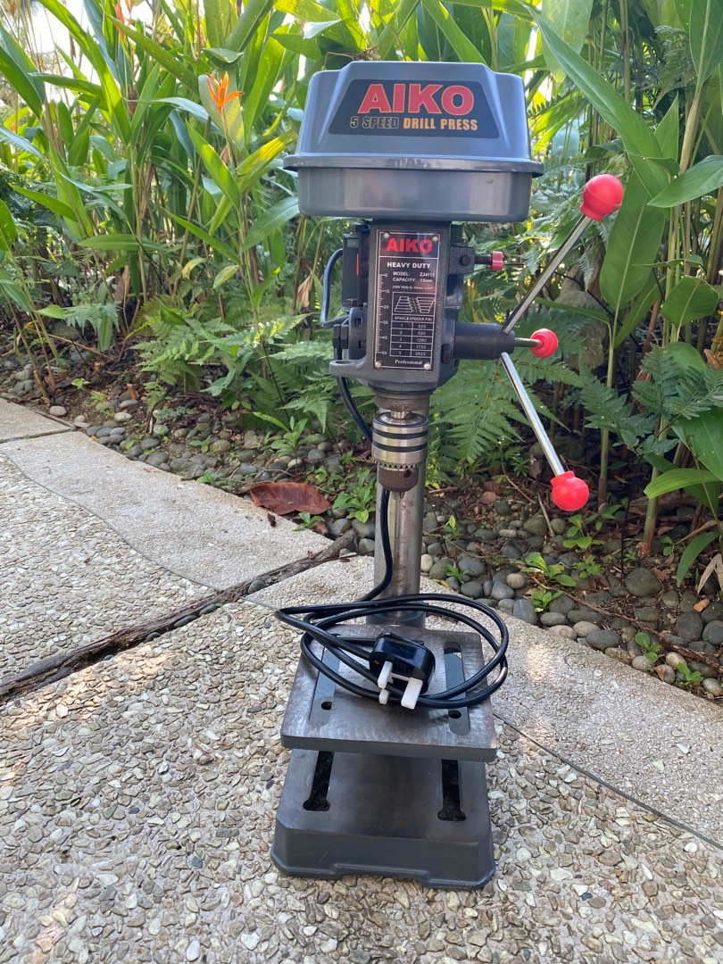 Bench Drill Press - Aiko 1/3 HP, Furniture & Home Living, Home ...