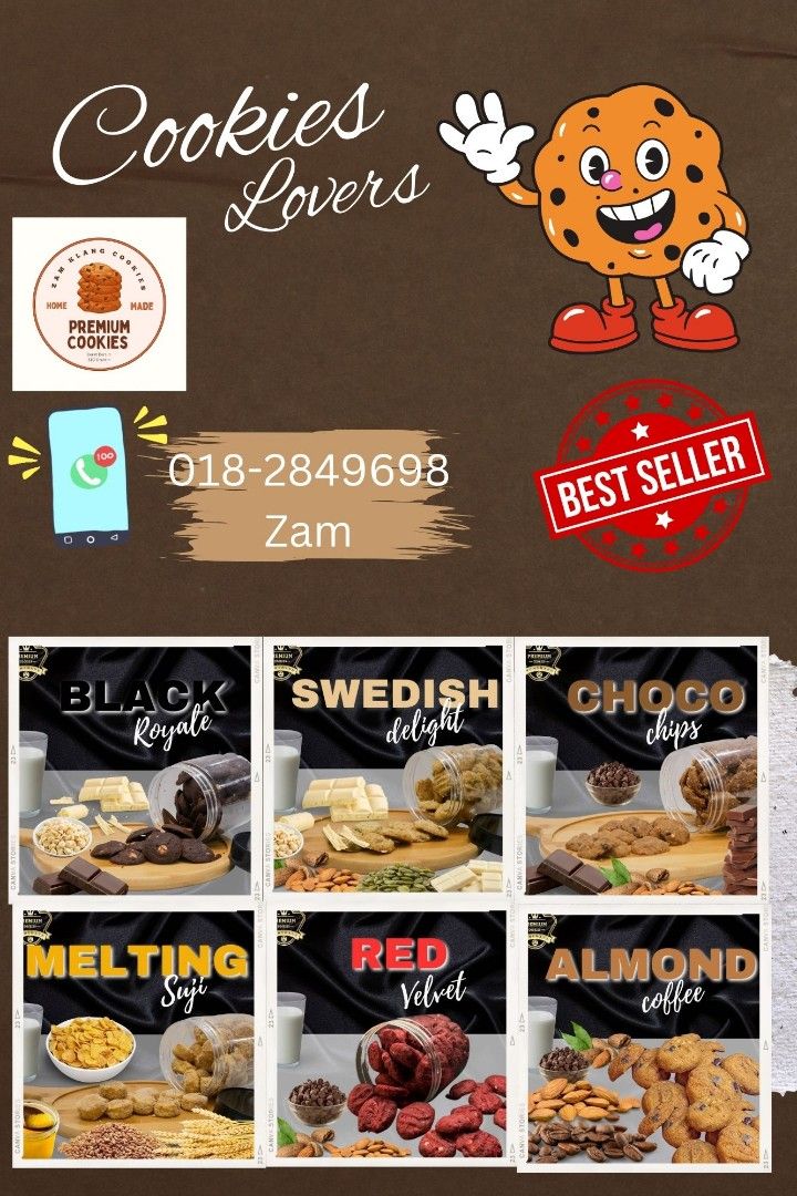 Biskut cookies ala2 jenama terkenal, Food & Drinks, Homemade Bakes on ...