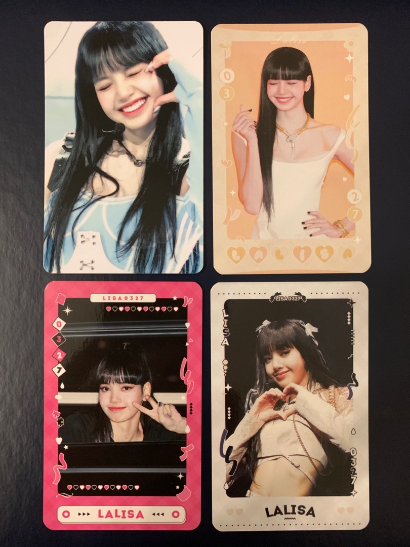 Blackpink Lisa Photocard Set, Hobbies & Toys, Memorabilia ...