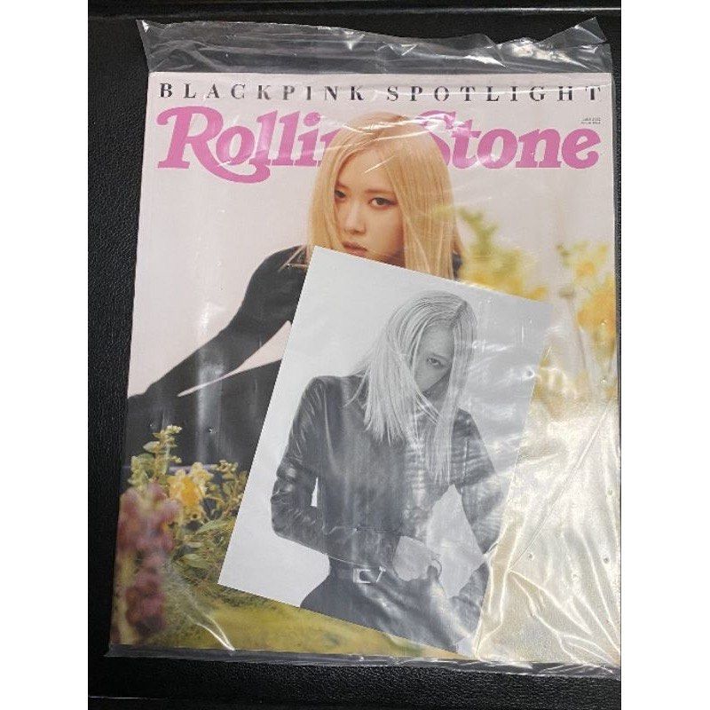 BLACKPINK ROLLING STONES ROSÉ COVER WITH POSTCARD SEALED BRAND NEW ...