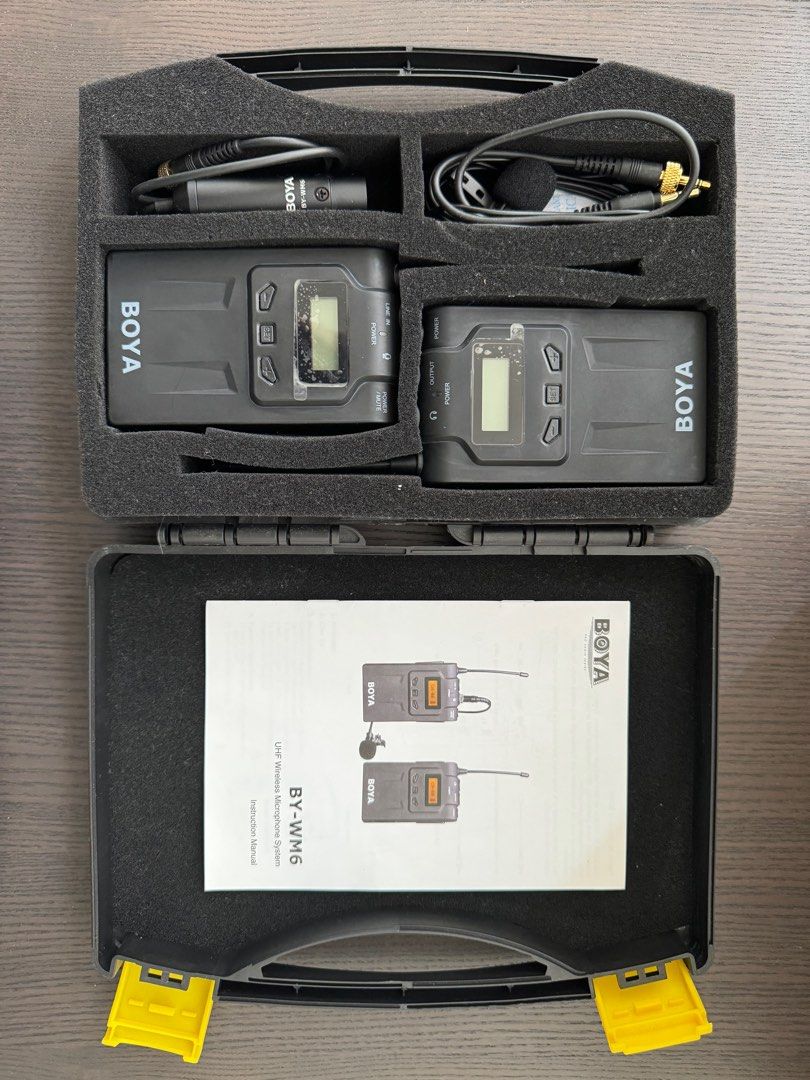 BOYA BY-WM6 UHF Wireless Lavalier Microphone, Audio, Microphones on ...