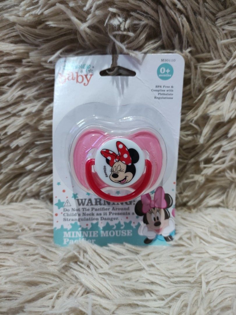 Brandnew Disney minnie mouse pacifier, Babies & Kids, Nursing & Feeding ...