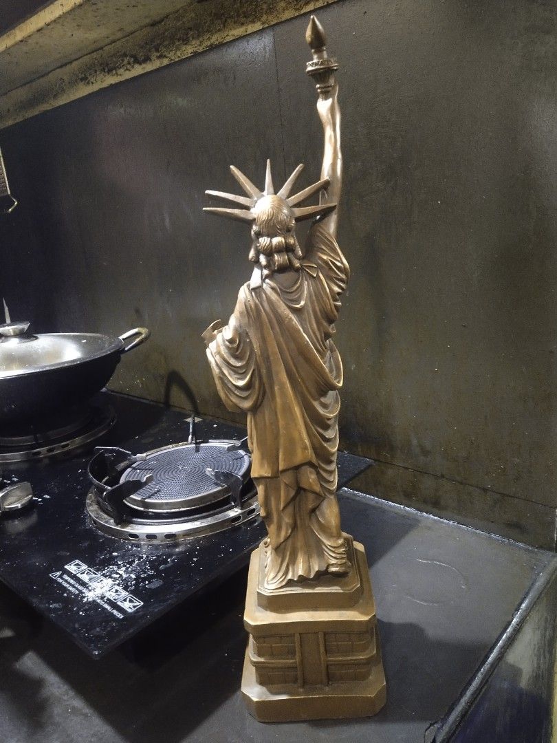 Brass statue of liberty display, Hobbies & Toys, Memorabilia ...