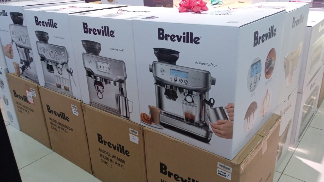 BREVILLE COFFEE MACHINE BES870 BES870CRN BREVILLE BAMBINO BES878 ...