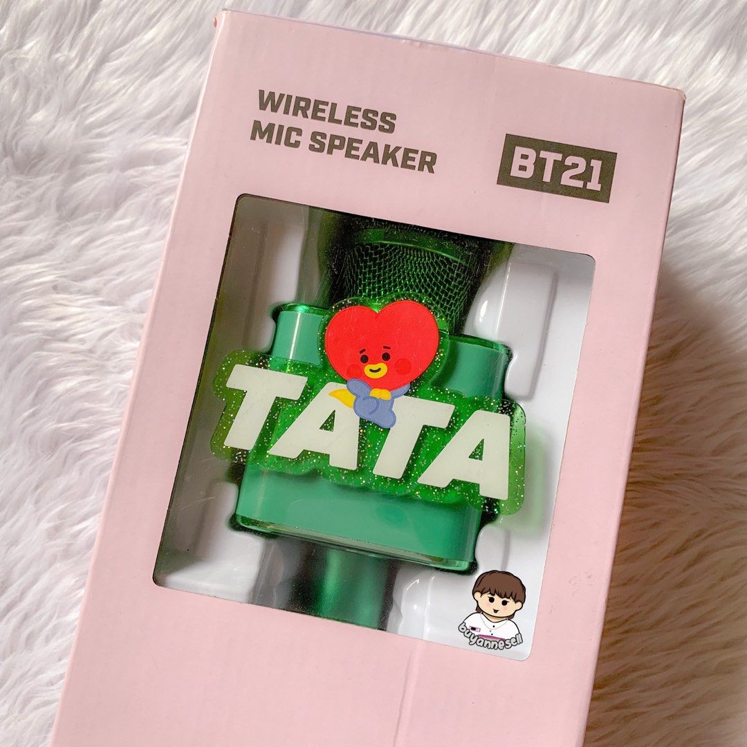 BT21 TATA MIC — WIRELESS MICROPHONE SPEAKER, Hobbies & Toys ...