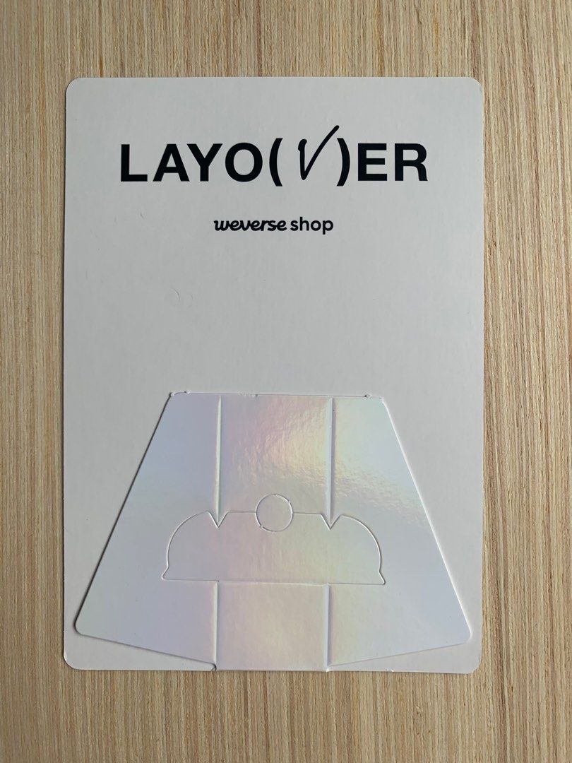 BTS V Taehyung Layover Weverse POB | Holographic Photo Frame, Hobbies ...