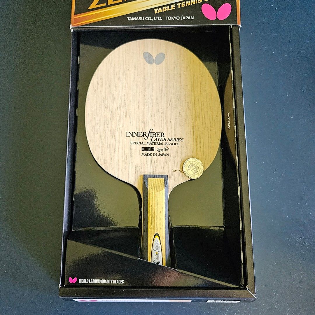 Butterfly Innerforce Layer ZLC Table Tennis Blade Racket, Sports ...