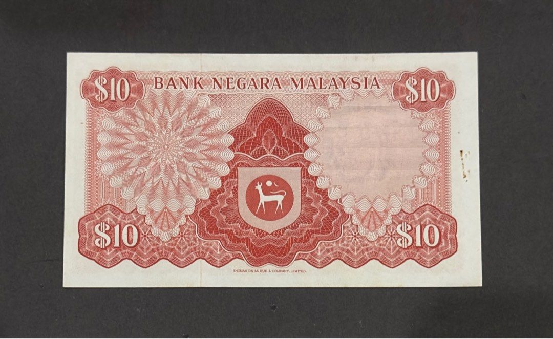 (C/40 868686) 2st Series 10 Ringgit Condition AUNC (Light foxing ...