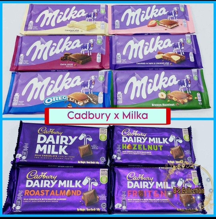 Cadbury Chocolate / Milka Chocolate, Food & Drinks, Local Eats on Carousell