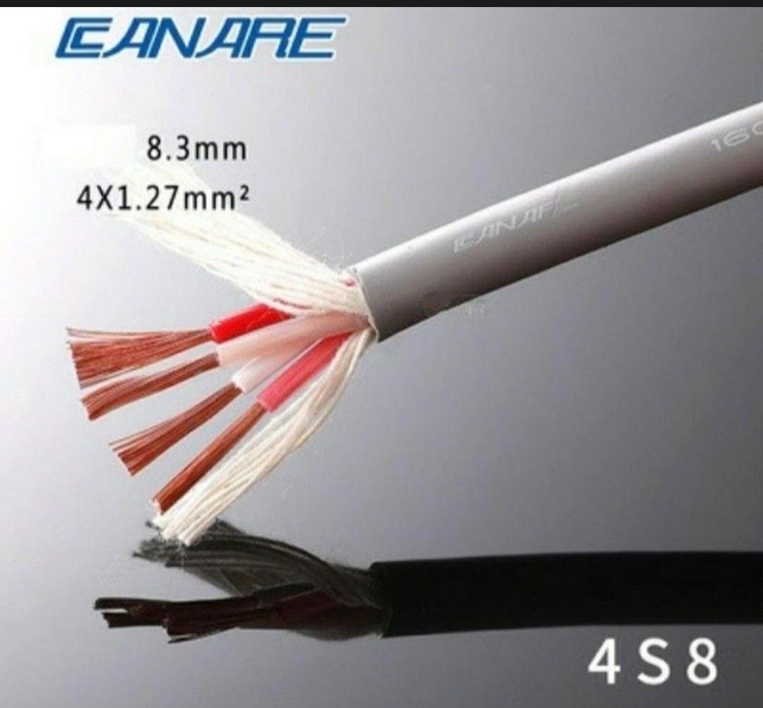 Canare Audio HiFi Speakers Pure Copper Cables, Available models: 2s7, 2s9, 2s11, 4s6, 4s8, 4s10 ...