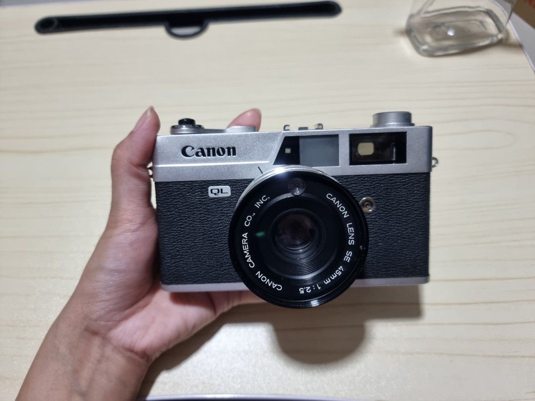 Canon Canonet QL25 Rangefinder Film Camera, Photography, Cameras on ...