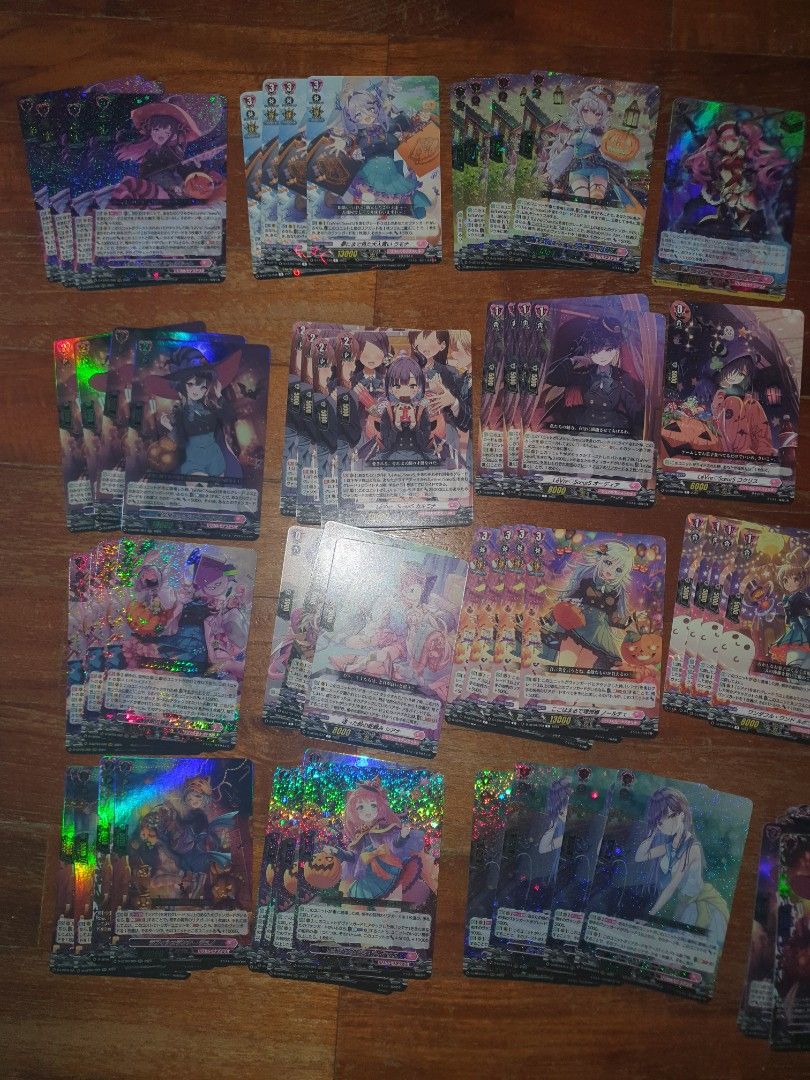 Cardfight vanguard dlbt04 lyrical booster 04 trick & treat foils playsets decks, Hobbies & Toys ...