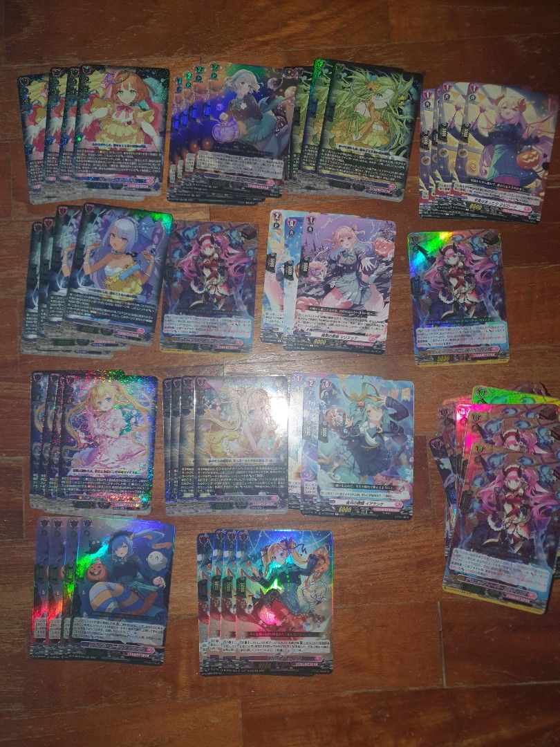 Cardfight vanguard dlbt04 lyrical booster 04 trick & treat foils playsets decks, Hobbies & Toys ...