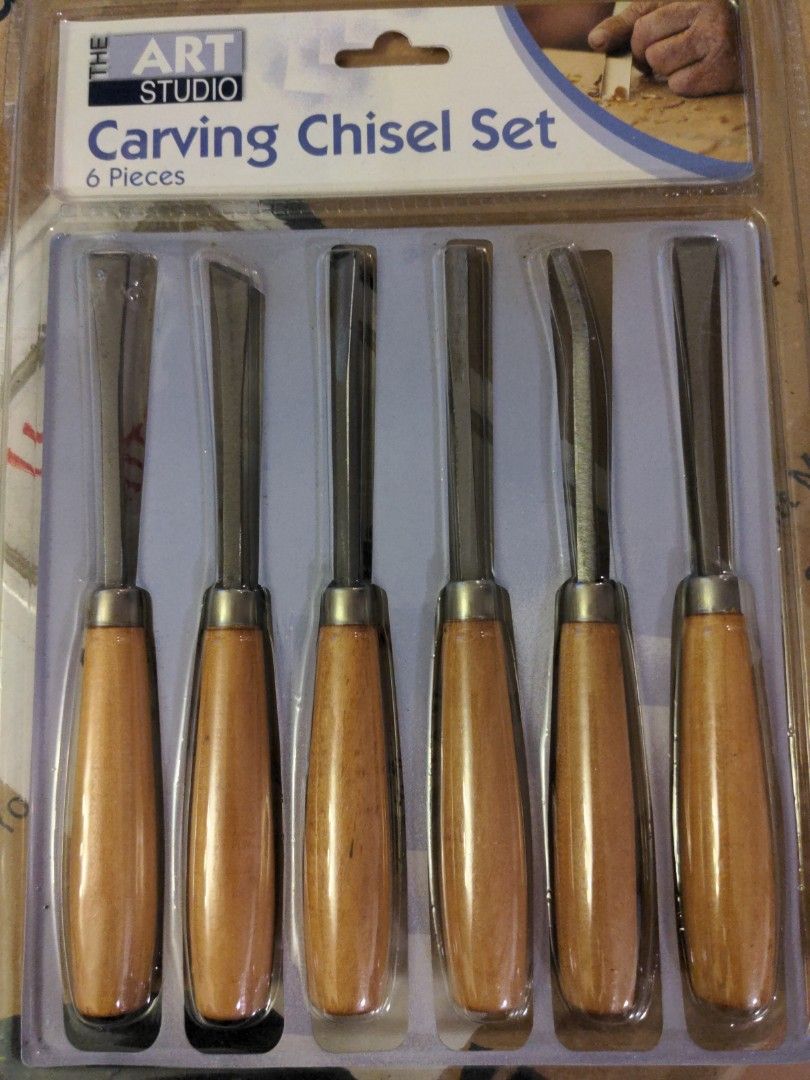 Carving chisel set, Hobbies & Toys, Stationery & Craft, Craft Supplies ...