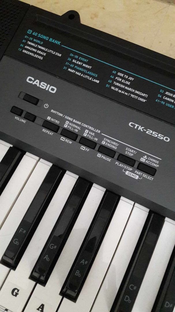 Casio CTK-2550 61 Keys Portable Keyboard, Hobbies & Toys, Music & Media ...